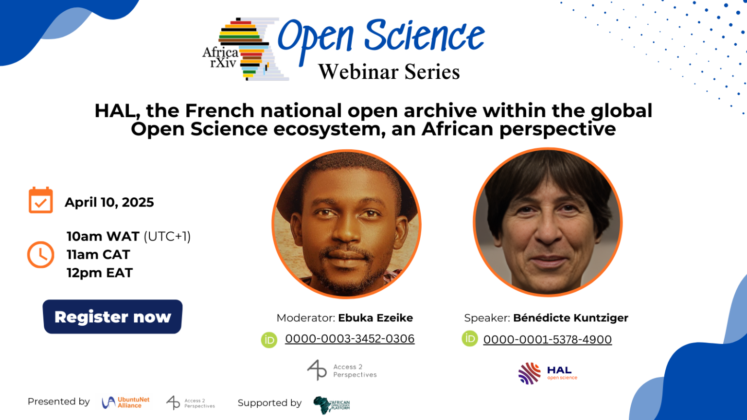 Open Science Webinar Series – AfricArXiv
